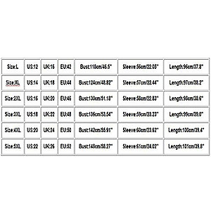 Andongnywell Ladies Warm Outwear Floral Print Hooded Vintage Coats Long Sleeve Outwear Print Hooded Overcoat (Orange,4X-Large)