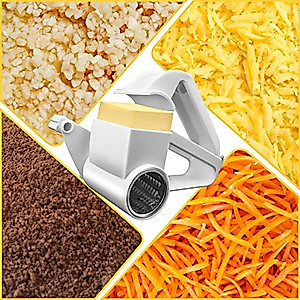 Cheese Grater, Handheld Rotary Cheese Grater, Small Cheese Grater With Handle, For Cheese, Nuts, Vegetables, Chocolate