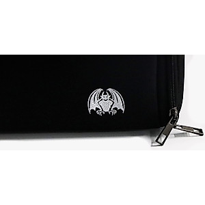 Grinning Gargoyle Miniature Storage Case - 80 Foam Slot Figurine Miniature Carrying Case - Minitures Carry Case with handle - Dungeons and Dragons Miniature Case - Wargame Carrying Case (4 Tray)