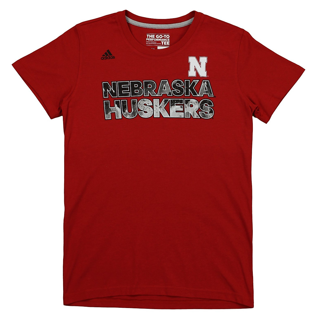 NCAA Women's Nebraska Cornhuskers Short Sleeve Performance Tee, Red Large