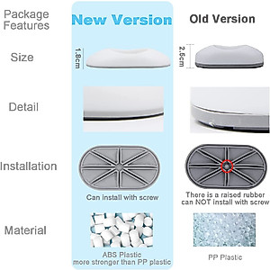 4 Pack Baby Gate Wall Protector, Protect Walls & Doorways for Pet & Dog Gates, Pressure Mounted on Stair Gate, No Screw Need