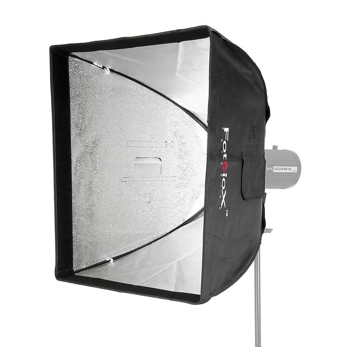 Fotodiox Pro Softbox, 24"x24" (24x24 in) with Speedring, for Balcar, White Lightning, Lighting, X800, X1600, X3200 Strobe Flash Light, Soft box, Speed Ring