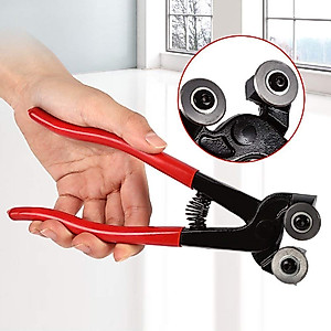 Mosaic Tools, 200mm Heavy Duty Glass Mosaic Cut Nippers Ceramic Tile Wheel Wheeled Cutter Pliers Tool for Glasss Tile Ceramic Cutting
