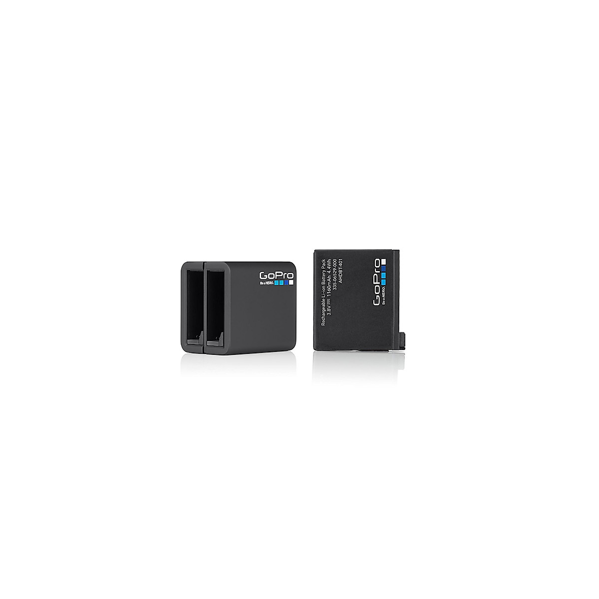 GoPro Dual Battery Charger + Battery (for Hero4 Black/Hero4 Silver) (GoPro Official Accessory)