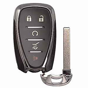 Key Fob Replacement Compatible for Chevy Traverse 2018 2019 2020 Blazer 2019 2020 Proximity Smart Car Keyless Entry Remote Control Remote Start 13529636 HYQ4EA 13519188 433Mhz 13584514