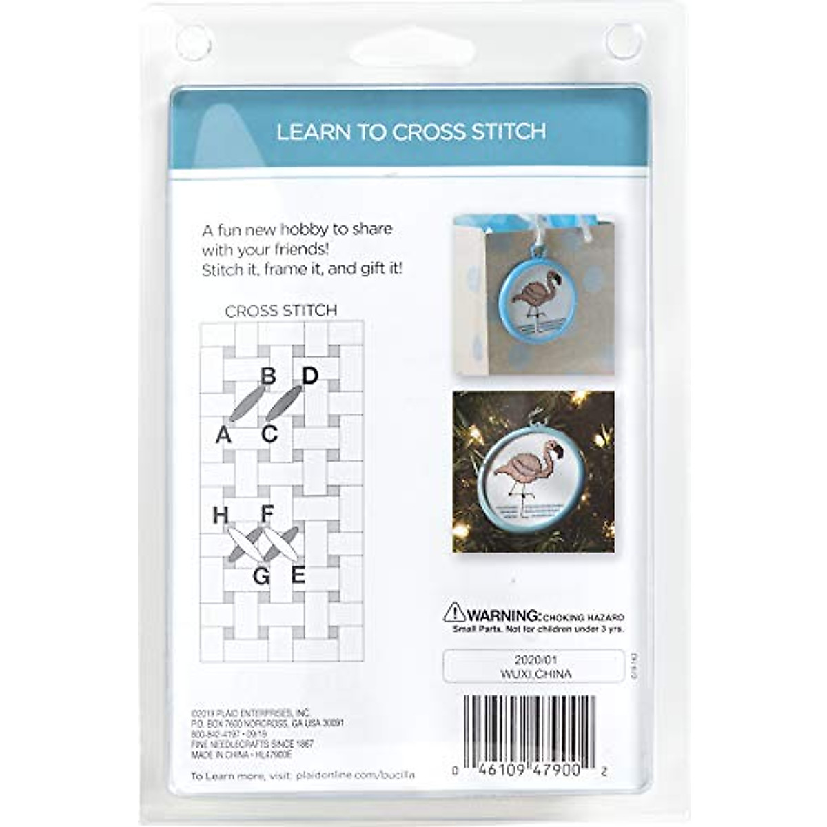 Bucilla 47900E My 1st Stitch Counted Cross Stitch Kit, 3", Dragon