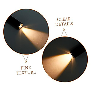 SOLUSTRE Medical Pen Light Nursing Light Doctor Pen for Diagnose Pen with Light Aluminum Alloy Black