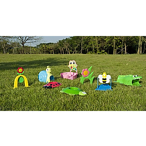 Party Hurray Children Golf Set, w/Golf Clubs, Practice Holes, Floral/Animal Obstacles, Golf Balls