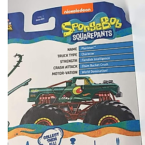 Hot Wheels Monster Trucks Spongebob Squarepants Plankton 5/5