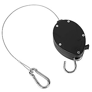 SH-RuiDu Plant Pulley Retractable Hanger,Heavy Duty Plant Flower Baskets Hooks for Baskets and Bird Feeder