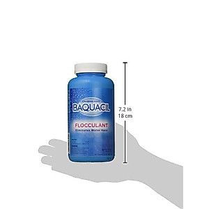 BAQUACIL 84398 Flocculant Water Haze Eliminator Swimming Pool Clarifier, 1.5 lbs
