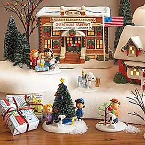 Department 56 Peanuts Charlie Brown & Snoopy The Perfect Tree Figurine | Hand-Crafted & Hand-Painted 2.76 Inch