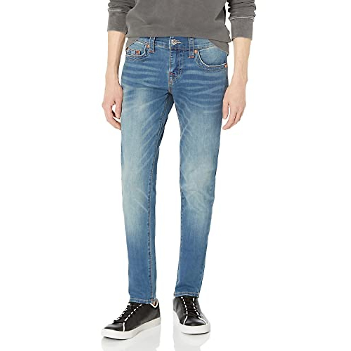 True Religion Men's Rocco Nf Sn 32 Inseam Jeans, FOUM Baseline, 33