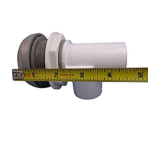 Hot Tub Spa Part Gray Waterfall Valve with (2) 3/4" Barbs