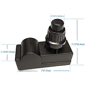 nobrand BBQ Gas Grill Igniter, 2 Male Outlet AAA Battery Spark Generator, Push Button Electronic Ignition Module for Broil King, Char-Broil, Nexgrill, Master Chef