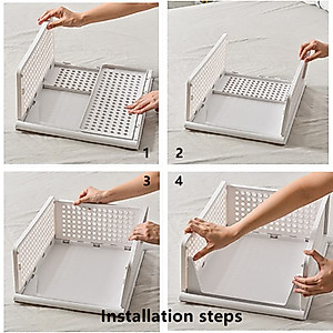 Closet organizers and storage Clothes Storage Bins, closet organizer stackable storage drawers for Office Bedroom Laundry Toys Organization (2 Pack)