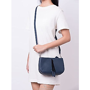 Marc Jacobs Maverick Leather Crossbody Bag (Black)