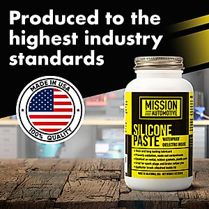 Mission Automotive Dielectric Grease/Silicone Paste/Waterproof Marine Grease (8 Oz.) Made in USA- Excellent Silicone Grease