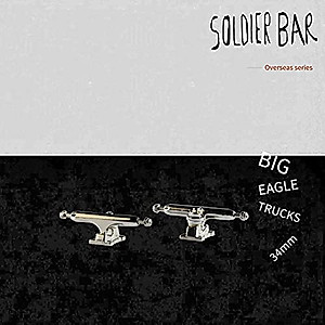 SOLDIER BAR Fingerboards complete (5 Layer Canadian Maple 34mmx 98mm DECK) Finger Skateboards (+34mm Big Eagle Truck+Globular Wheels) (Lighter)