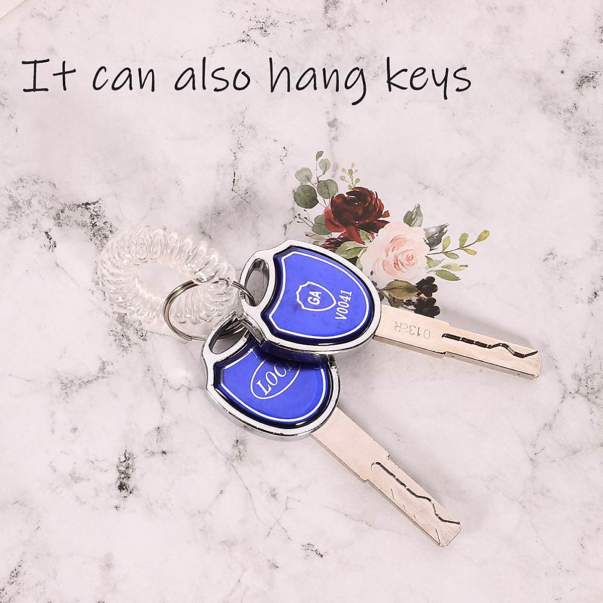 FIDGET PENCIL 40 PCS Spiral Hair Ties No Crease,Traceless Hair Ties,Phone Cord Hair Ties,Elastic Hair Ties,Waterproof Coil Hair Ties,Transparent