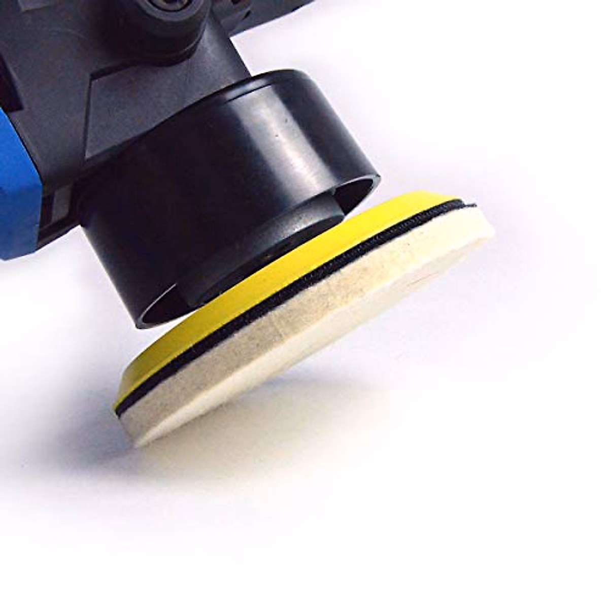 5 Inch (125mm) Wool Felt Polishing Pad Hook and Loop Compressed Woolen Wheel Buffing Pads for Car & Boat Polishing, Waxing, Sealing, Pack of 3