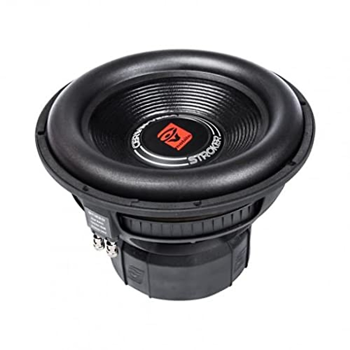 Cerwin Vega Stroker 1000W RMS 12" Powered Subwoofer - Dual 4-ohm Car Audio System Sub, High-Power Handling, Efficient Cooling, Easy Install, Robust Design for Superior Car Audio Experience ST124D