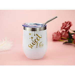 Carselage 16th Birthday Gifts for Girls, Unique Sweet 16 Birthday Gift Ideas, Happy 16 Year Old Birthday Decorations Gifts for Teenager Girls, Younger Sister, Daughters, Granddaughters