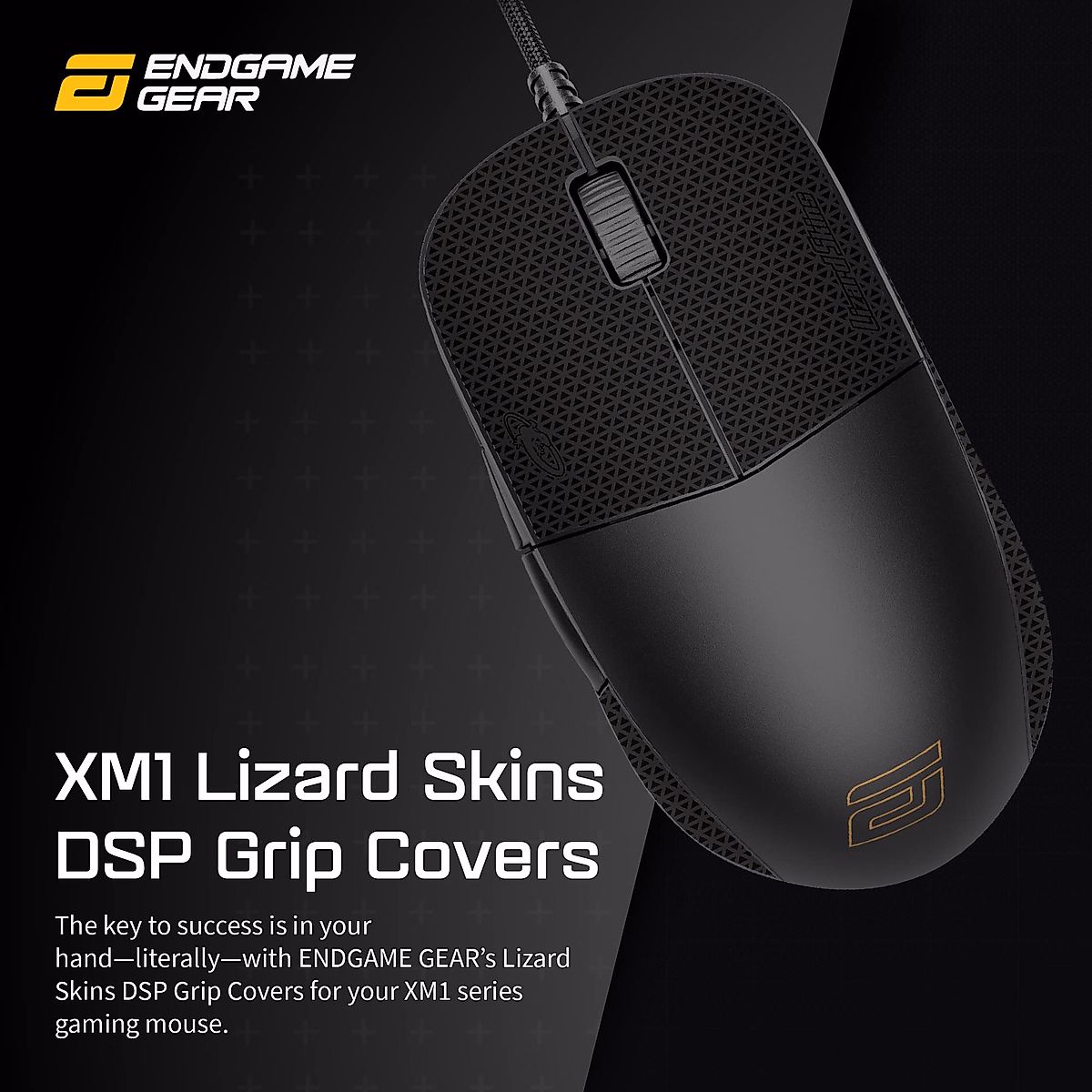 ENDGAME GEAR Lizard Skins DSP Grip Covers for XM1 Gaming Mouse, Black