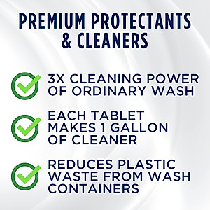 303 (230395) Products Automotive Instant Windshield Washer - 3x Cleaning Power - Super Concentrated Tablets - Just Add Water, 25 Tablet