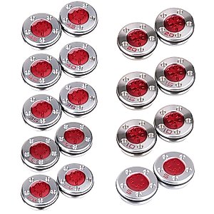 NA 2pcs Red Clover Golf Custom Weights for Titleist Scotty Cameron Newport Studio California Putters (2x45g)