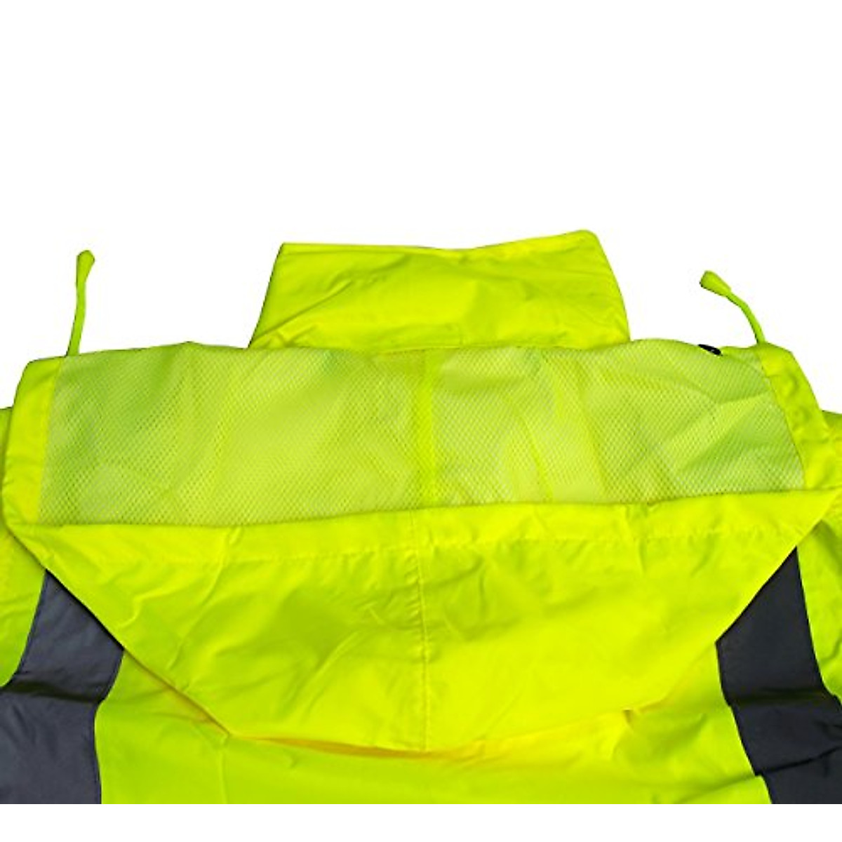 RK Safety Class 3 Rain suit, Jacket, Pants High Visibility Reflective Black Bottom RW-CLA3-LM11 (Large, Lime)