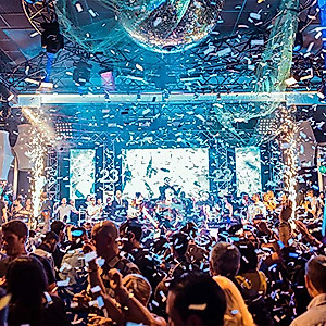 Jyongmer 6000Pcs Multicolor Tissue Paper Squares, Art Rainbow Tissue Paper for Arts Craft DIY Scrapbooking，Birthday Party Festival Tissue, Scrunch Art Project(2inch)