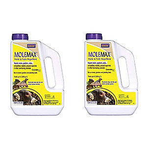 Bonide Products INC 691 Molemax Mole & Vole Animal Repellent Granules (Pack of 2)