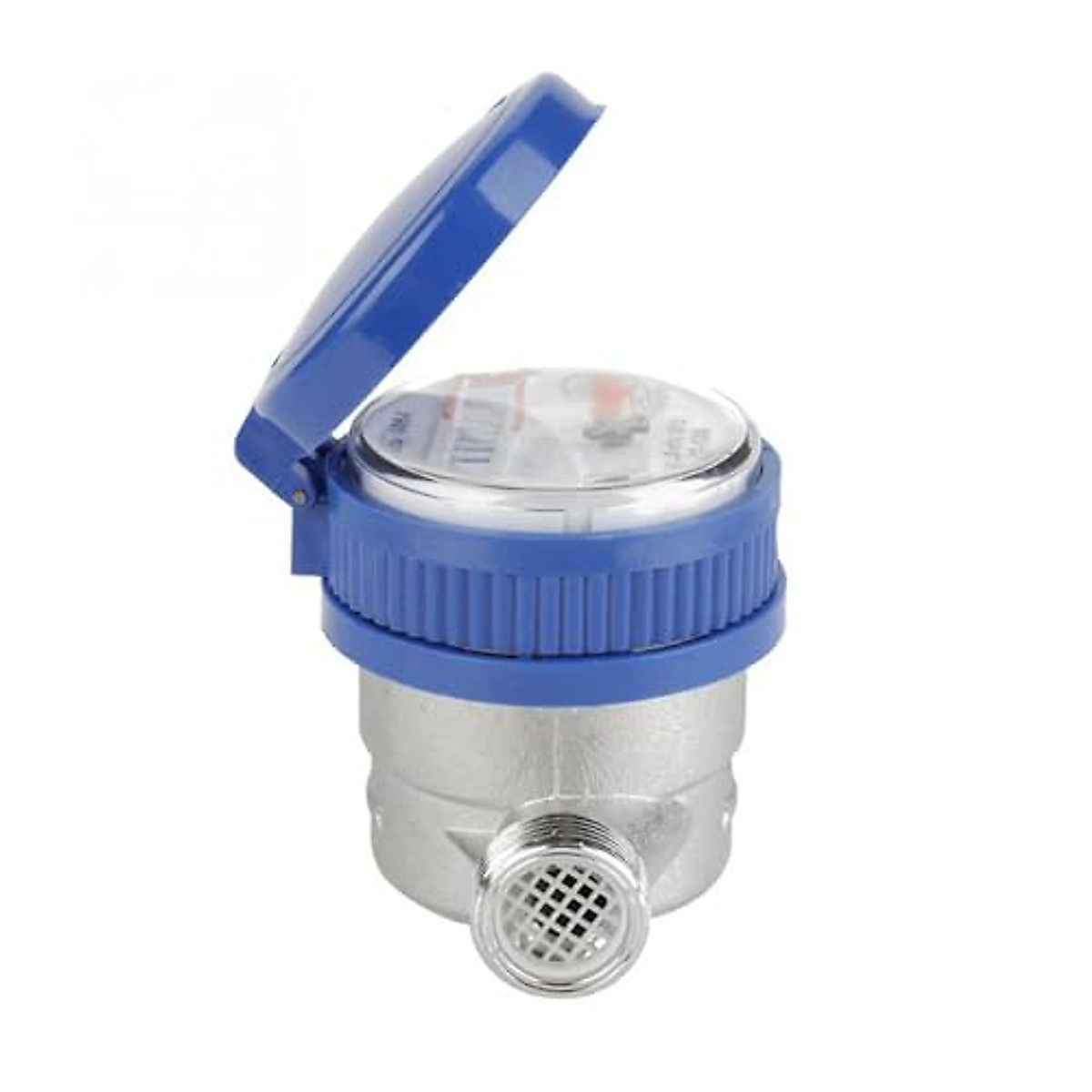 Flow Meter Smart Water Meter Mechanical Rotary Pointer Counter Water Meter Flow Measuring Tools with Copper Fittings Gadget High Stability and Convenient Operation