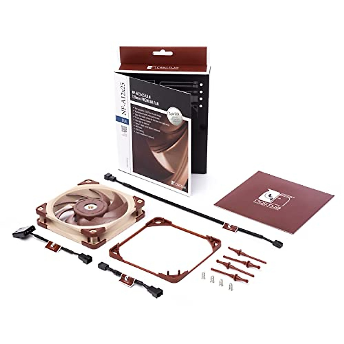 Noctua NF-A12x25 ULN, Ultra Quiet Silent Fan, 3-Pin (120mm, Brown)