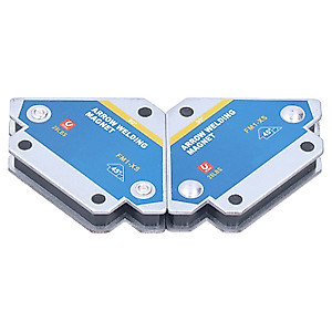 BORDSTRACT 4Pcs Welding Magnetic Holder 28lbs Arrow Welder Magnet Fixing Holding Tool Set Kit for Welding of Steel Plates, Iron Plates, Steel Pipes, Steel Bars, etc