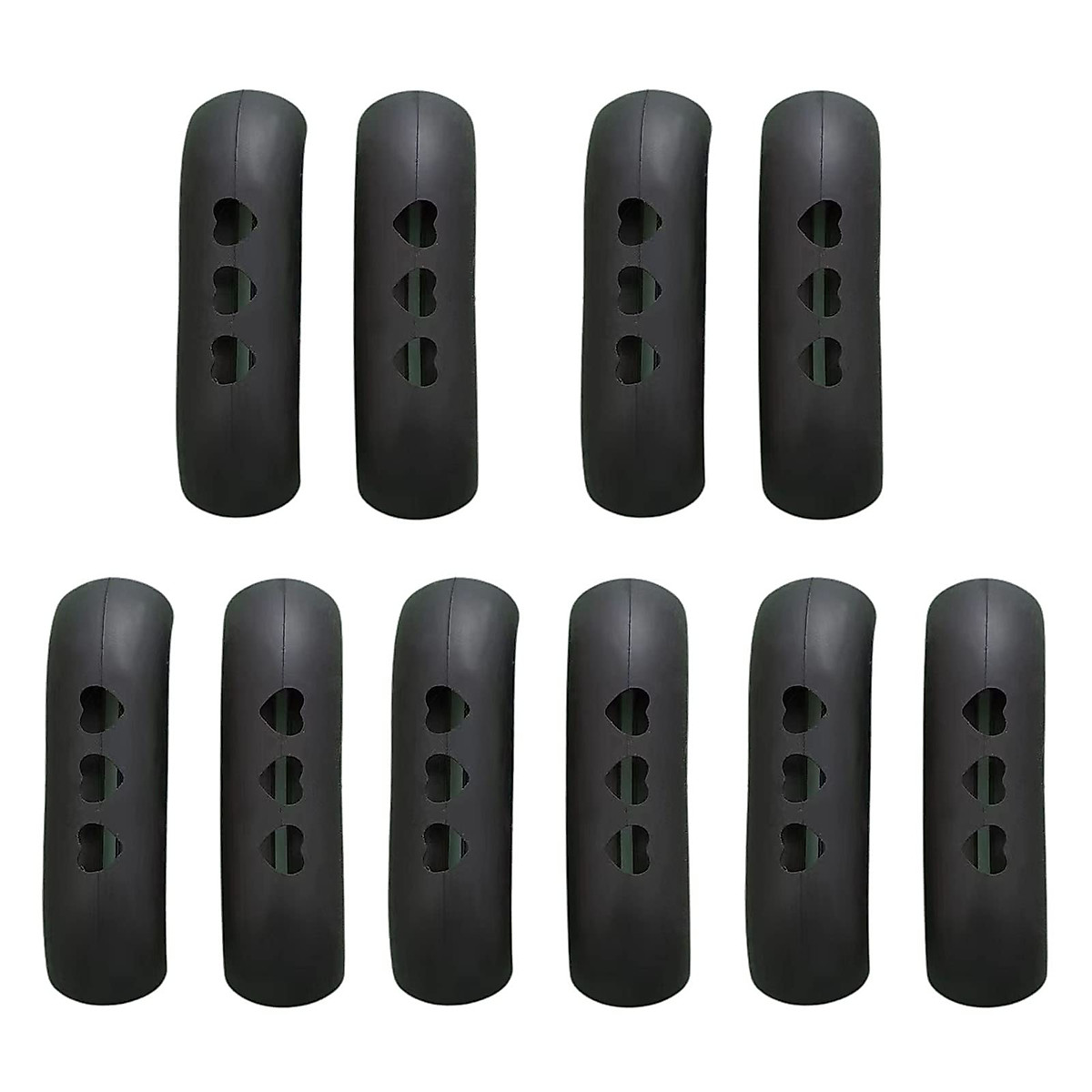 Pan Handle Cases 5 Pairs Durable Scald Resistant Soup Pot Grip Covers Black
