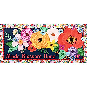 Teacher Created Resources Wildflowers Straight Rolled Border Trim - 50ft - Decorate Bulletin Boards, Walls, Desks, Windows, Doors, Lockers, Schools, Classrooms, Homeschool & Offices