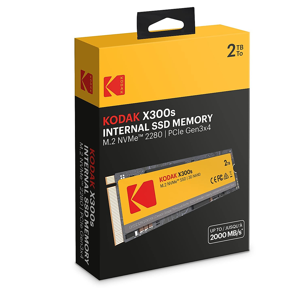 KODAK SSD M2 NVME PCI Express 3.0 Solid State Drive - 2TB