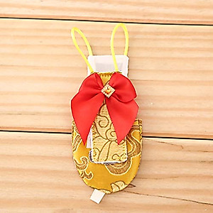 Scicalife Parakeet Comfortable Lovely Bird Pant Flight Suit Pet Supplies Bird Diaper Clothing for Parrot Pigeon Pet (Size XL, Yellow) Cockatiel