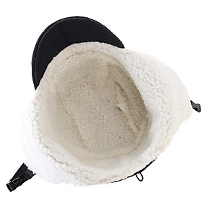 Connectyle Mens Fleece Thermal Skull Cap Warm Winter Beanie with Earflap Outdoor Cycling Sports Hat Black