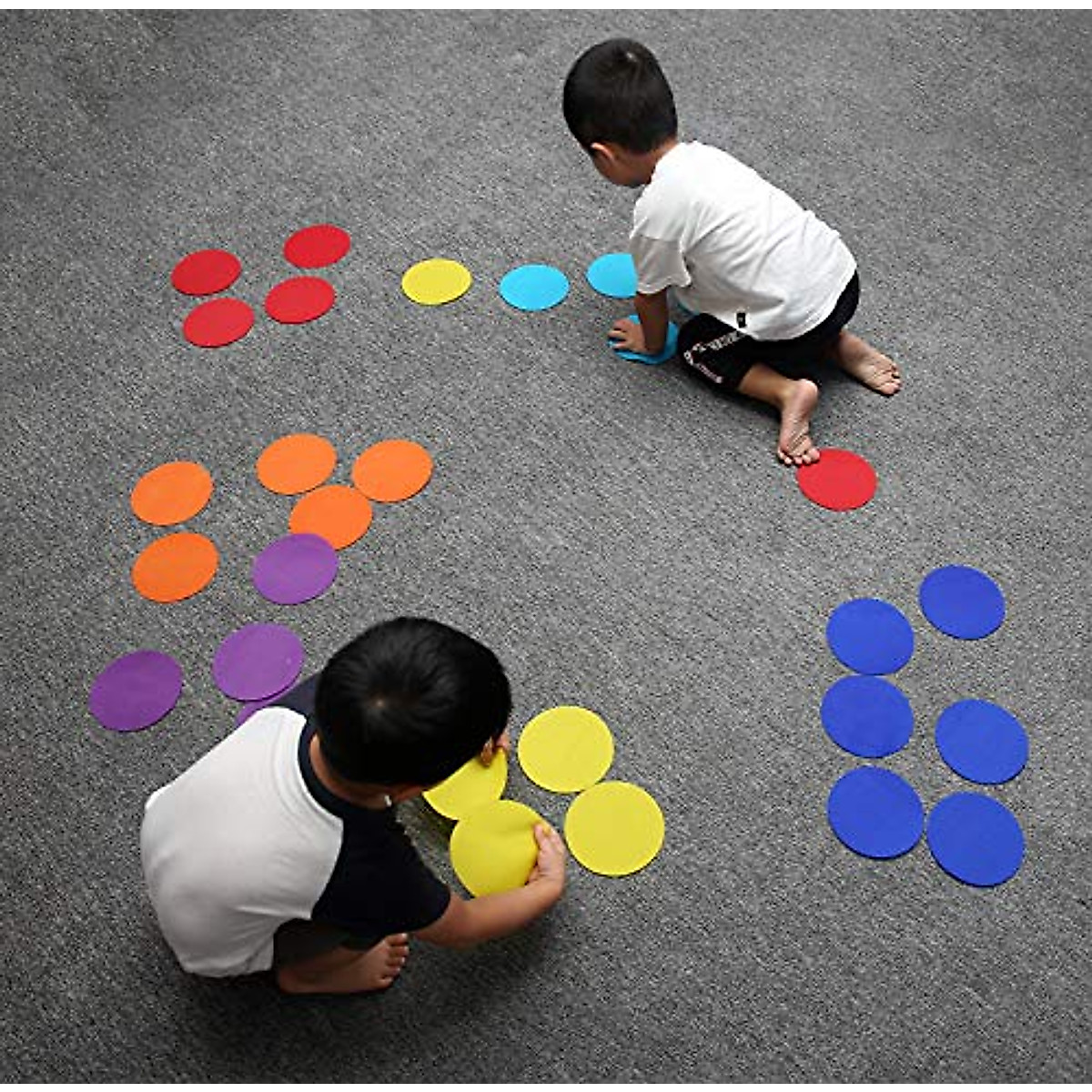 Carpet Markers for Kids | Bright Classroom Floor Spot Circles