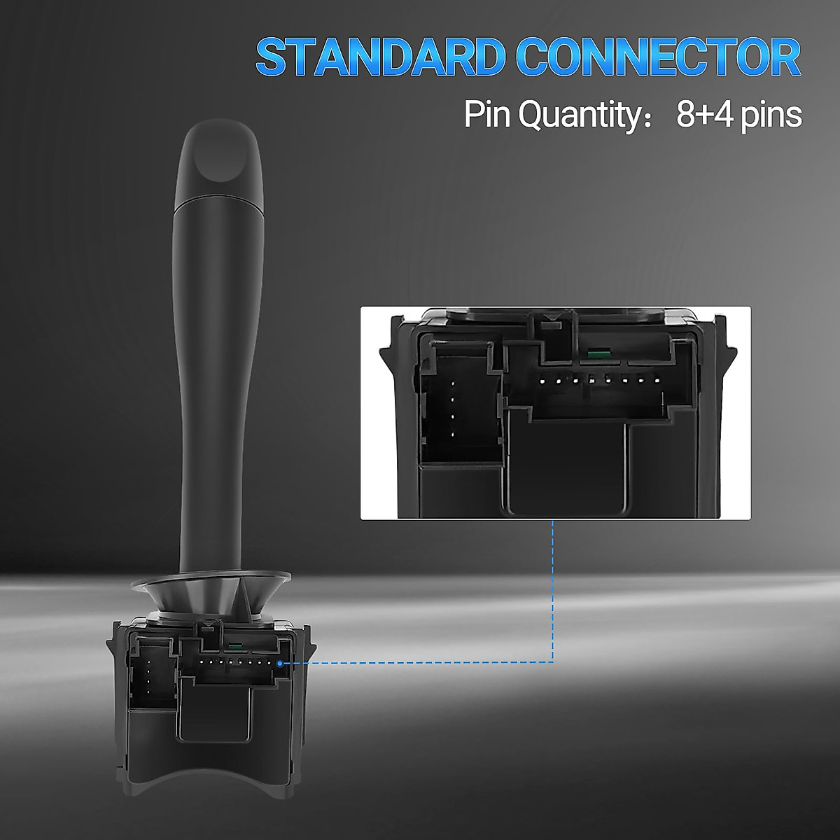 Turn Signal Switch - Compatible with 2004-2012 Chevy Malibu, 2005-2011 Pontiac G6, 2007-2009 Saturn Aura - Replace D6253E, 20940369, SW8004 - Headlamp Dimmer Switch Blinker Lever