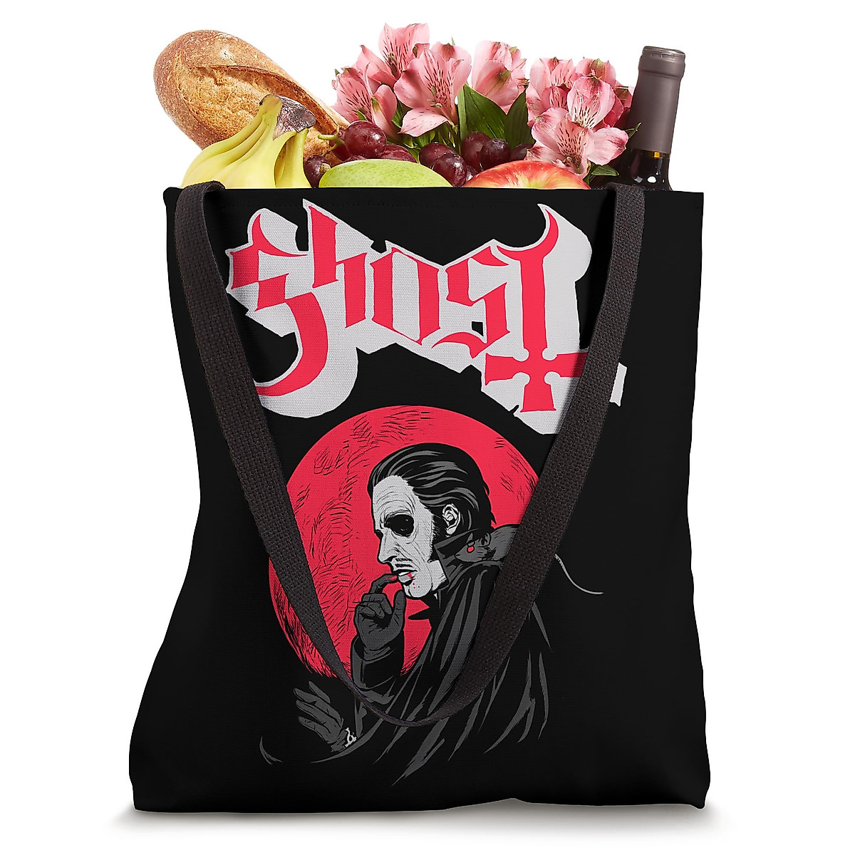 Ghost - Blood Thirsty Cardinal Tote Bag