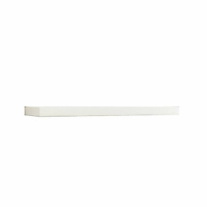 InPlace Shelving, White 0191408 35.4 in W x 10.2 in D x 2 in H Floating Wall Shelf with Invisible Brackets, x x
