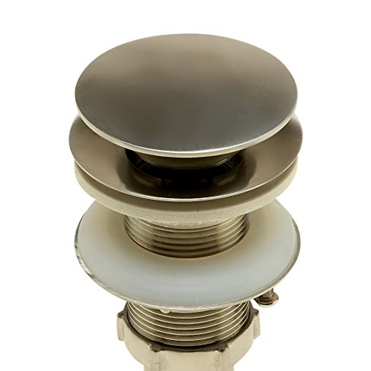 ALFI brand AB5009-BSS Popup Drain for Sink without Overflow, Brushed Stainless Steel