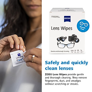 Zeiss Pre-Moistened Lens Cleaning Wipes, 2 Pack (200 Ct)
