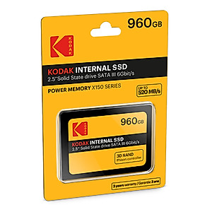 KODAK Internal SSD X150, Yellow, 960GB
