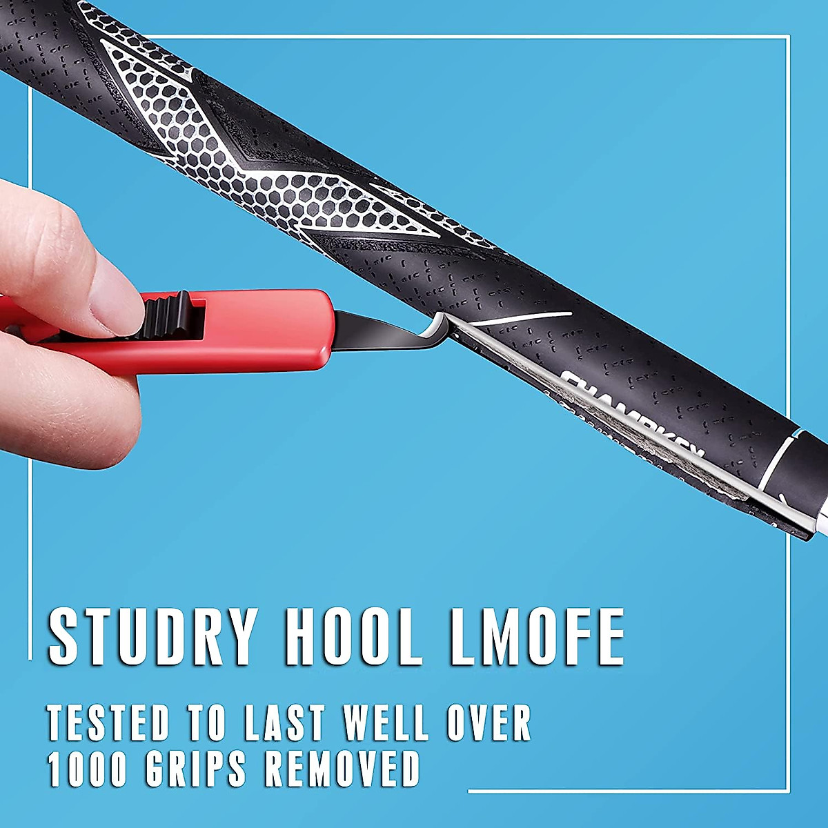 CHAMPKEY Deluxe Grip Repair Kits for Regripping Golf Clubs - Inlcudes Hook Knife, 2" x 10" Professional Tapes, 5 oz Solvent and Rubber Vise Clamp(All Repair Kits)