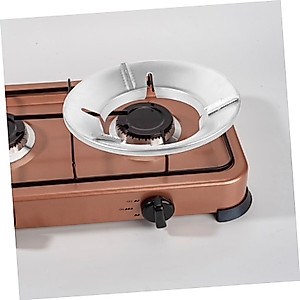 Cabilock Wok Rack Iron Gas Stove Wok Support Ring Wok Support Stand Energy Saving Cooktop Range Pan Gas Cover for Home Restraurant Hotel (Silver)